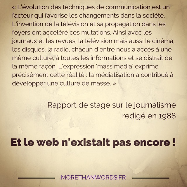 stage-journalisme - More Than Words